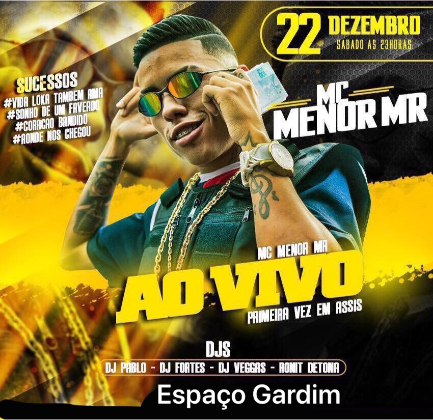 Mc Menor Mr ao vivo em assis Sp - Eventou